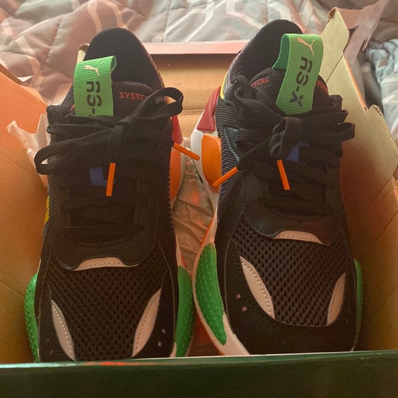 Puma | Shoes | Puma Rsx Bold Black Andean Toucan Orange | Poshmark